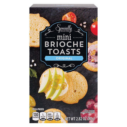 Specially Selected Original Mini Brioche Toast Cracker, 2.82 oz